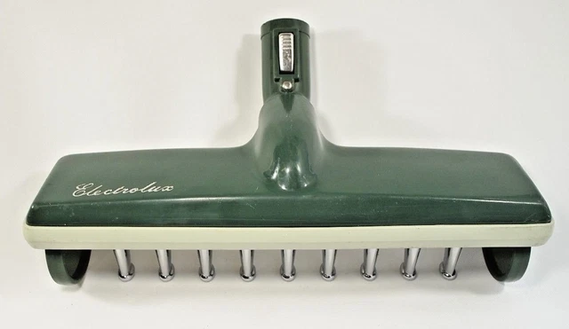 ELECTROLUX SHAG RUG Nozzle Attachment Vacuum RAKE Head GREEN Vintage ...