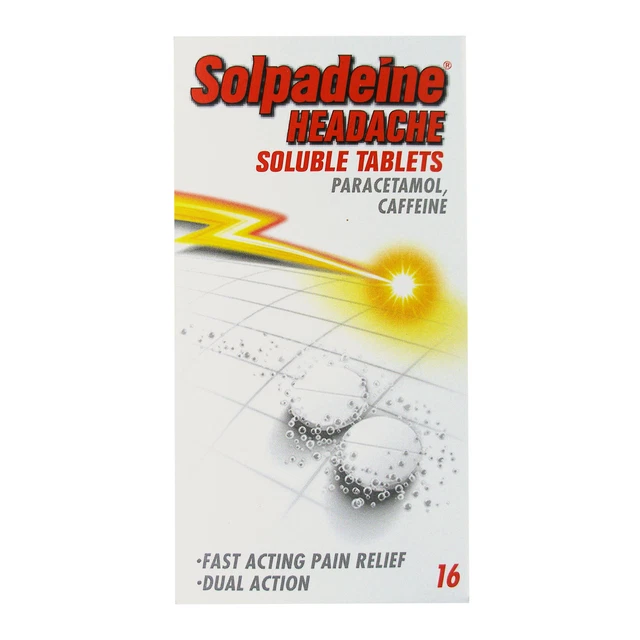 SOLPADEINE HEADACHE SOLUBLE Tablets - 4 x 16 £23.19 - PicClick UK