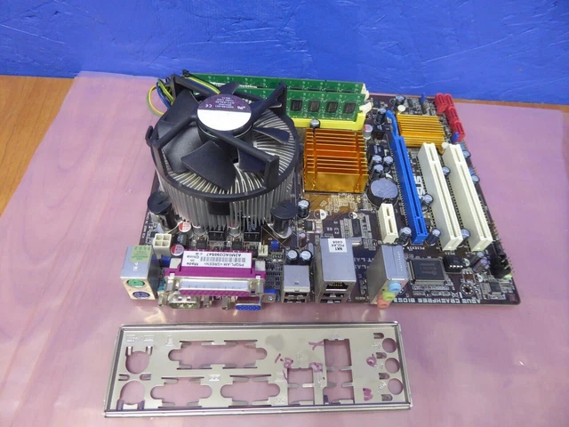 ASUS P5QPL-AM MOTHERBOARD Combo with Pentium Dual-Core E6500 2.93GHz ...