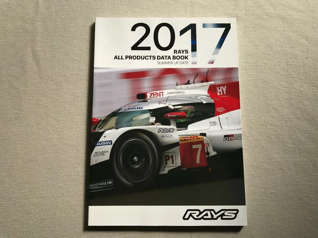 2017 RAYS VOLK Racing Brochure Catalog TE37 GT-R GR Yaris NSX Civic ...