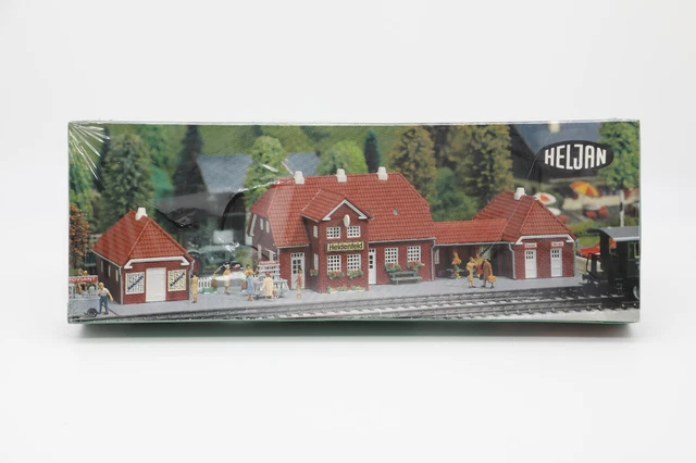 HELJAN SPUR H0 1750 Bausatz Bahnhof Heidenfeld in ungeöffneter OVP ...