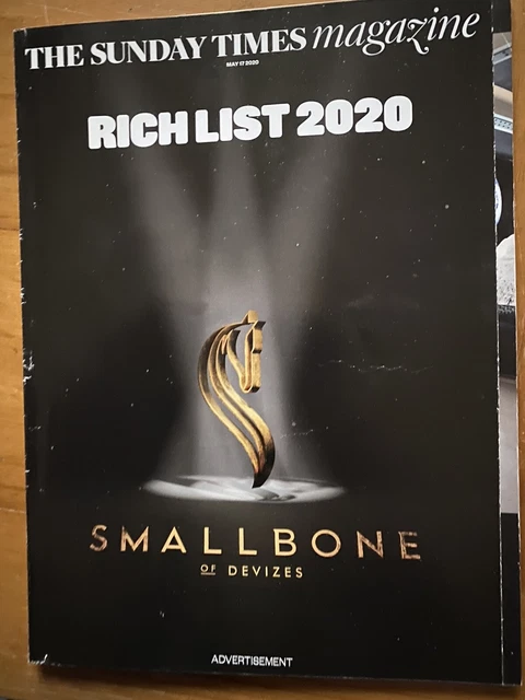 THE SUNDAY TIMES Magazine The Rich List 2020 Rihanna Celebrities and ...