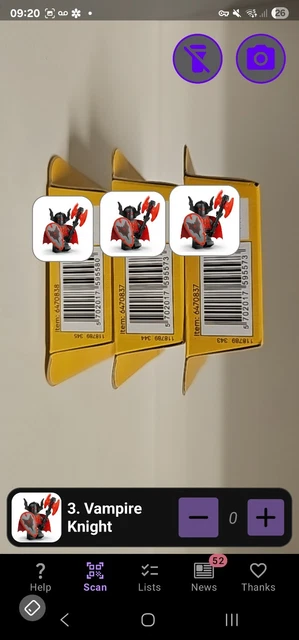 LEGO CMF SERIES 25 Lego Vampire Knight X 3 Minifigure Basil the Bat ...