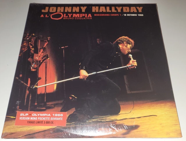 JOHNNY HALLYDAY A L'olympia LP vinyl Italy Wax Love 2019 limited ...