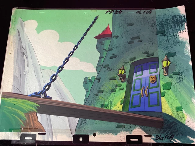 ANIMATION CEL BACKGROUNDS production art cels anime vintage cartoon ...