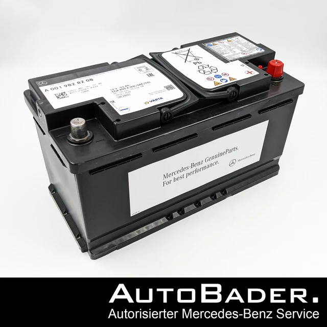 ORIGINAL MERCEDES AGM Autobatterie Starterbatterie 12V 92Ah 95Ah 850A ...