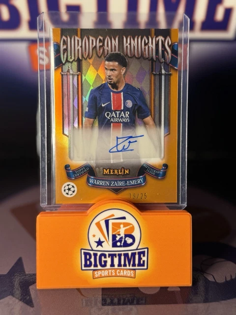 WARREN ZAIRE-EMERY 2025 Topps Merlin UCC European Nights True Orange ...
