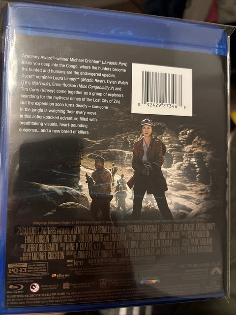 CONGO (BLU-RAY, 1995) - Dylan Walsh Laura Linney Joe Don Baker $25.00 ...