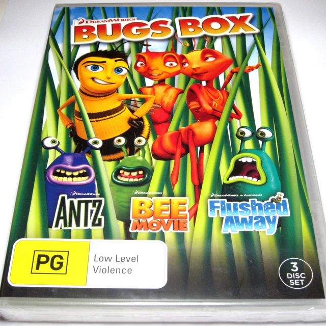 DVD, BUGS BOX (Antz, Bee Movie, Flused Away) DreamWorks, R4, NEW $19.95 ...
