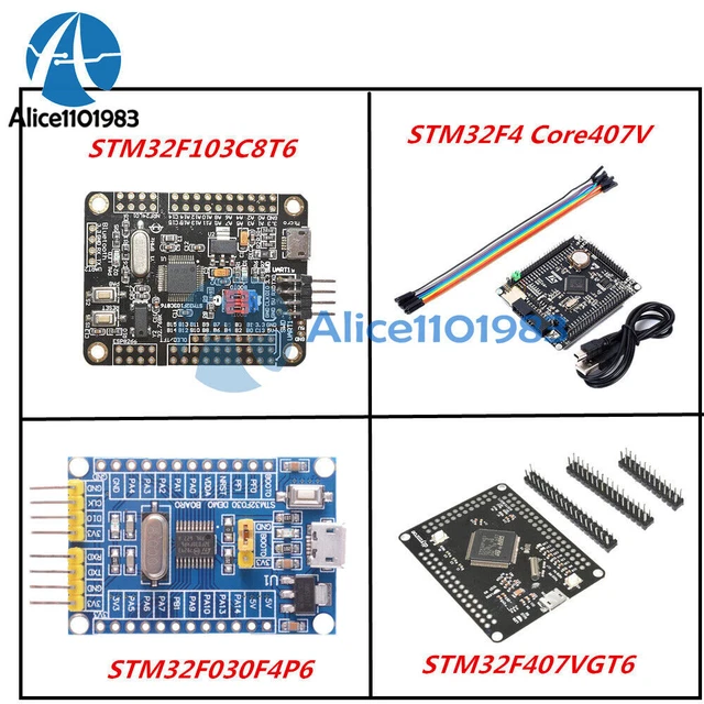 STM32F103C8T6/F407VET6 STM32F407VGT6 ARM Minisystem STM32 Development ...
