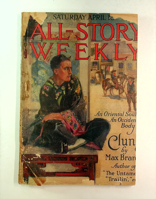 ALL-STORY WEEKLY PULP Apr 1920 Vol. 109 #1 PR TRIMMED £129.70 - PicClick UK