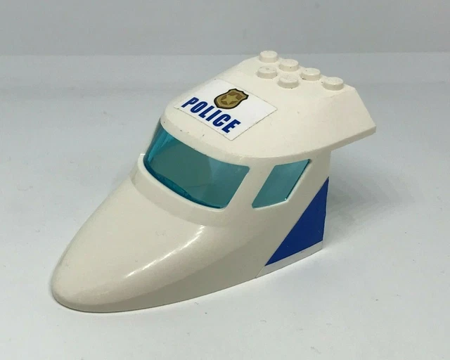 LEGO CITY: 6X10 Police Airplane Cabin Fuselage - Ref 87613pb014 - Set ...