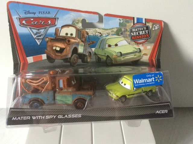 DISNEY PIXAR CARS 2 Mater’s Secret Mission Mater with Spy Glasses ...