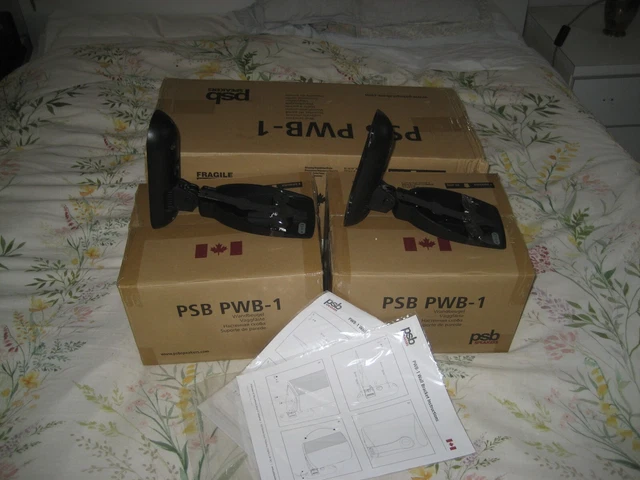 PSB PWB-1 WALL Mounts For PSB Mini Speakers £83.92 - PicClick UK