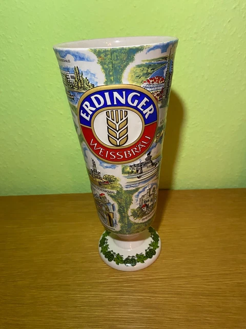 ERDINGER WEIZENKRUG DER Rhein, Bierkrug, Weizenglas, Weißbierglas ...