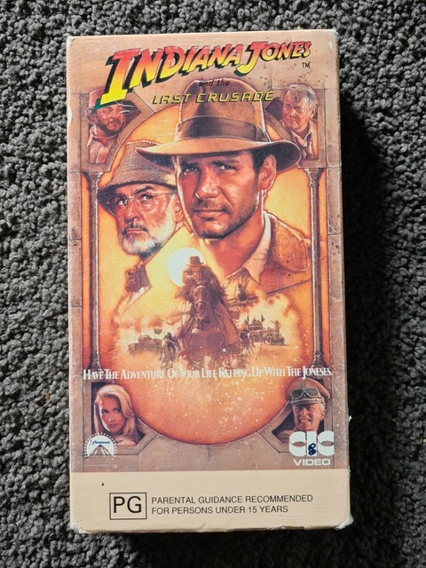INDIANA JONES AND The Last Crusade Vhs $19.95 - PicClick AU