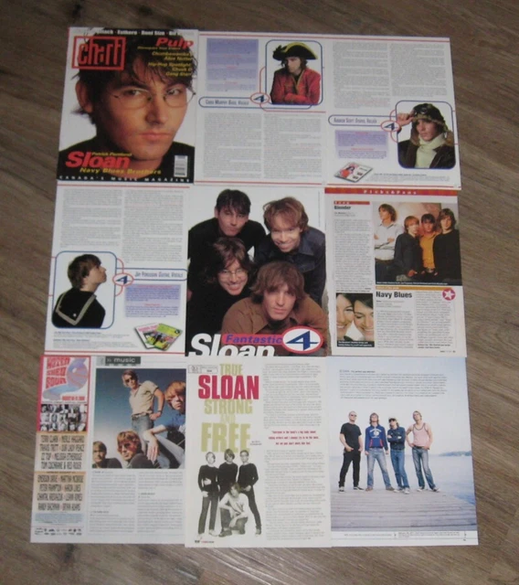 SLOAN PATRICK PENTLAND original FULL PAGED magazine clippings pages ...