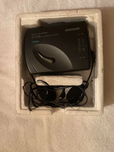 VINTAGE INTERSOUND - WR39 BBS Walkman Cassette/Radio FM-AM , modèle EUR ...