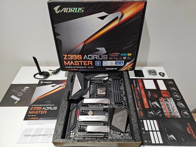 GIGABYTE Z390 AORUS MASTER Wi-Fi INTEL LGA1151 Socket Gaming ATX ...