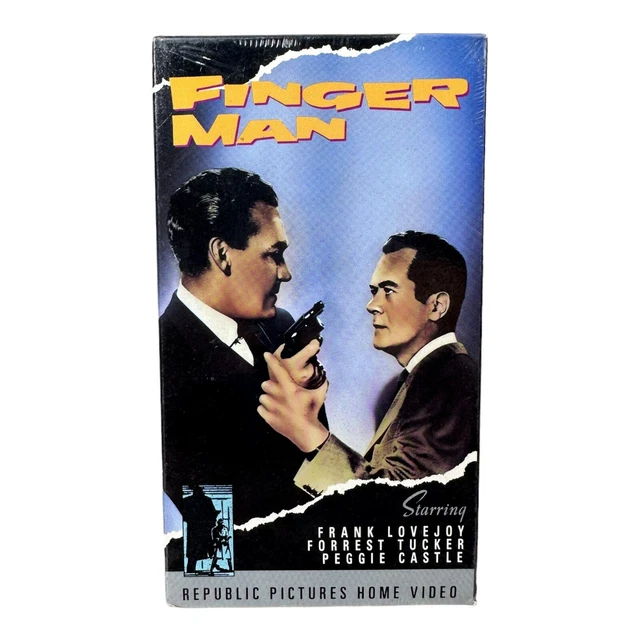 FINGER MAN FINGERMAN 1955 VHS USA NTSC Republic Pictures Cult Crime ...