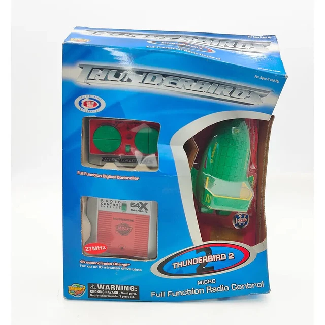 THUNDERBIRDS 40MHZ MICRO Full Function Radio Control Thunderbird 2 sans ...