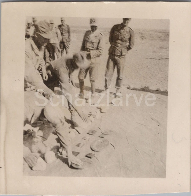 FOTO PANZER GR. Afrika, (DAK), Oberstleutnant Roske u. Kameraden 04 (MJ ...