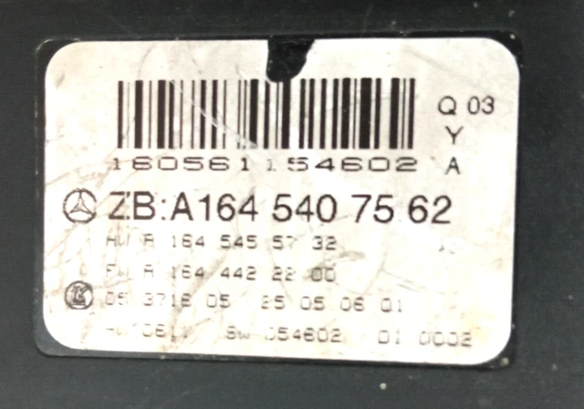 BOITIER SAM AVANT Mercedes ML 280 cdi 4-Matic W164 A1645407562 EUR 489 ...