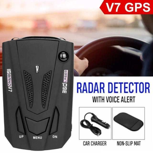 SPEED RADAR DETECTOR Auto Speed Alarm Car Radar Detector Anti GPS ...