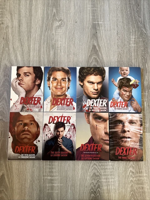 DEXTER DVD COMPLETE Series Lot TV Seasons 1-8 Showtime Box Set Law ...