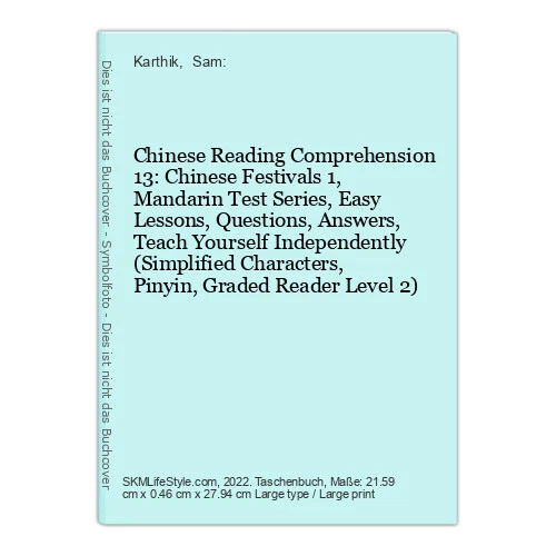 CHINESE READING COMPREHENSION 13: Chinese Festivals 1, Mandarin Test ...