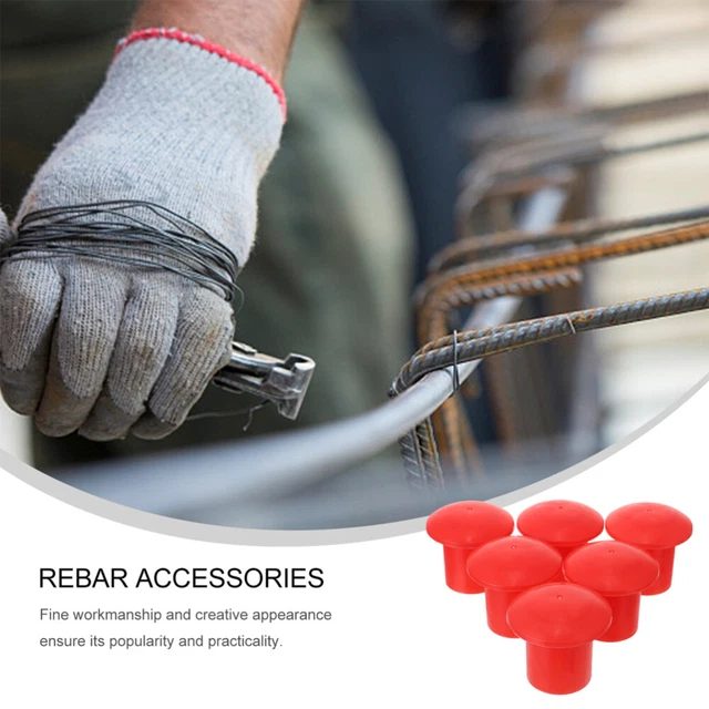 60PCS REBAR GUARD Construction Rebar Caps Construction Industry Rebar ...
