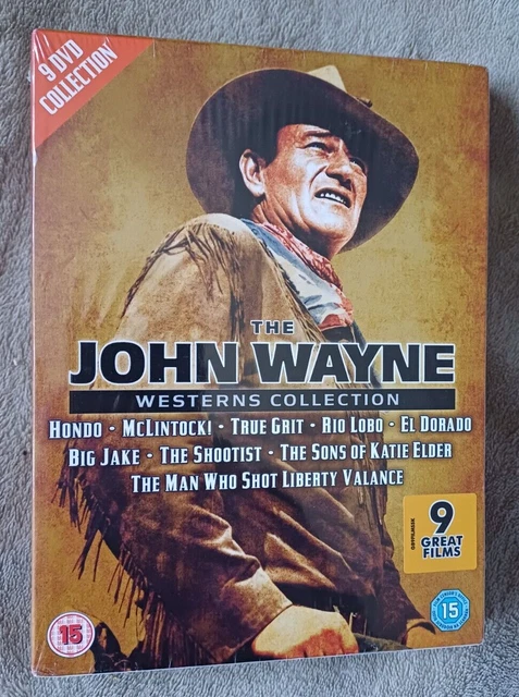 THE JOHN WAYNE WESTERNS COLLECTION 9 films. region 2 uk DVD Box Set NEW ...