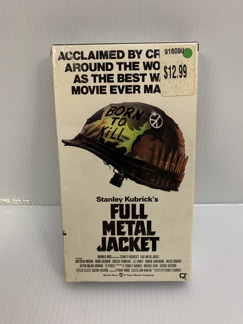 NEW RETRO STANLEY Kubrick's Full Metal Jacket VHS Sealed 1990 WHV Water Marks £16.45 - PicClick UK