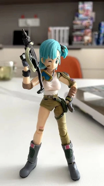 Anime Dragon Ball Z Bulma Pvc 13cm Action Figure Collection Model Toy W