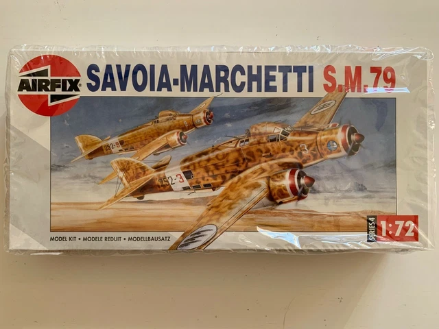 AIRFIX 04007 SAVOIA Marchetti S.M. 79 SPARVIERO, mittelschwerer Bomber, 1:72 EUR 22,00 - PicClick DE