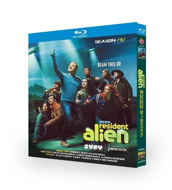 RESIDENT ALIEN SEASON 3 (2024) Blu-ray US TV Series BD 2 Disc All ...