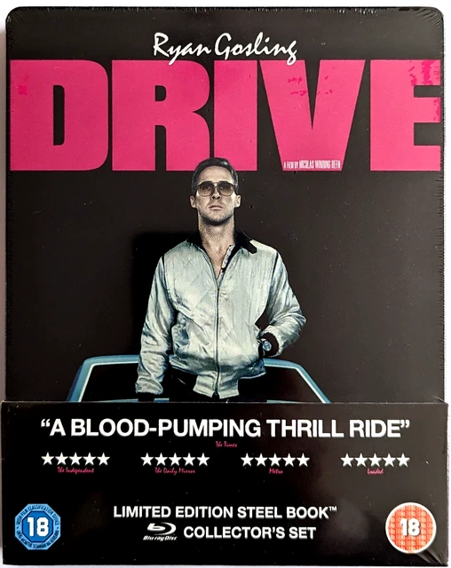 DRIVE (2011) RYAN Gosling Blu-Ray Steelbook Hmv Exclusive New And ...