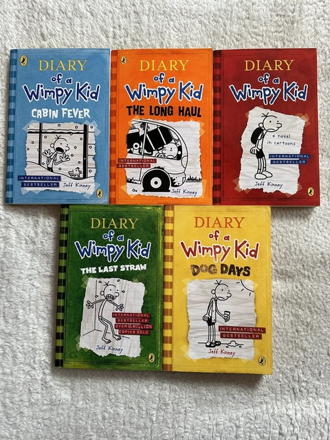JEFF KINNEY DIARY Of A Wimpy Kid Book Bundle X 5 Collection Free P&P ...