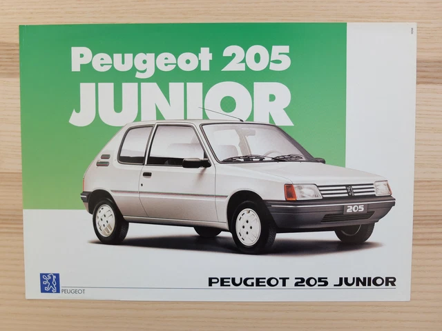 PEUGEOT 205 JUNIOR special model original prospectus brochure ...
