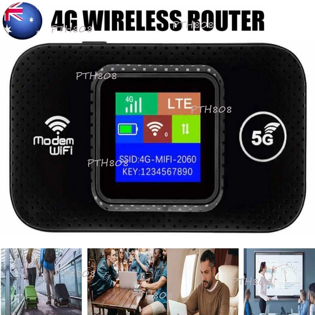 FOR PORTABLE 4G LTE Wireless WiFi Router Mobile Broadband LCD MIFI ...
