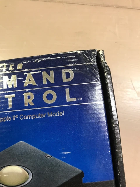 NOS NEW WICO COMMAND CONTROL TRACKBALL APPLE II 72-4521 Cosmetic Box ...