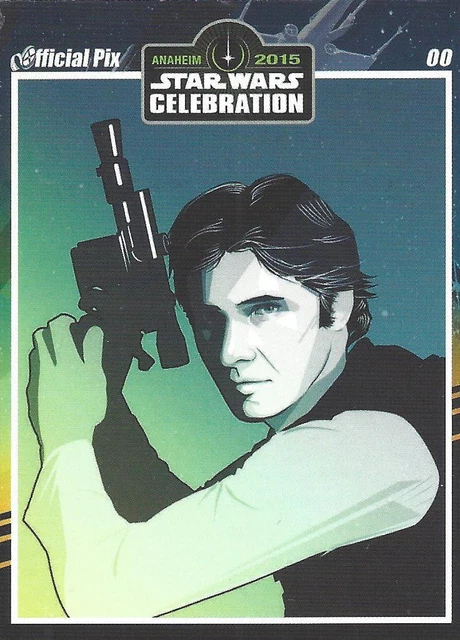 HARRISON FORD OFFICIAL Pix Star Wars Autograph Trading Card Celebration ...