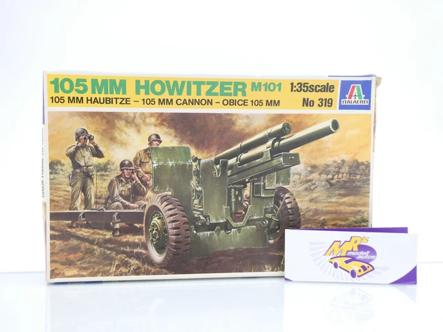 ITALERI 319 # Bausatz " 105 MM Howitzer M101 " 1:35 RARITÄT ab 4,99 Euro EUR 4,99 - PicClick DE