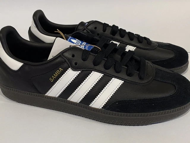 ADIDAS ORIGINALS SAMBA OG Black White Gum US8 UK7.5 Brand New In Box ...