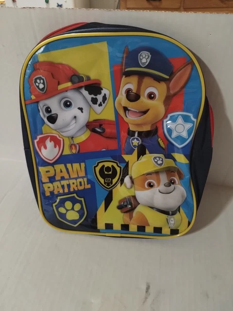 NICK JR NICKELODEON Paw Patrol Kids Backpack Spin Master 11"x9"x2.75 ...