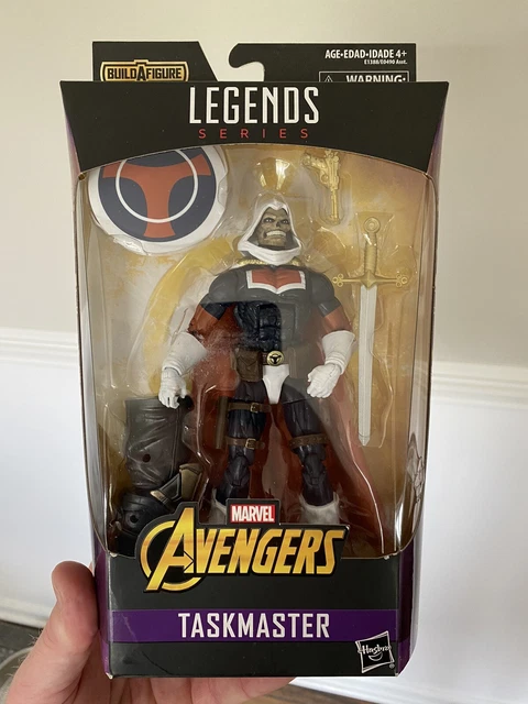 HASBRO MARVEL LEGENDS Avengers Taskmaster 6” Figure Thanos Build-A ...