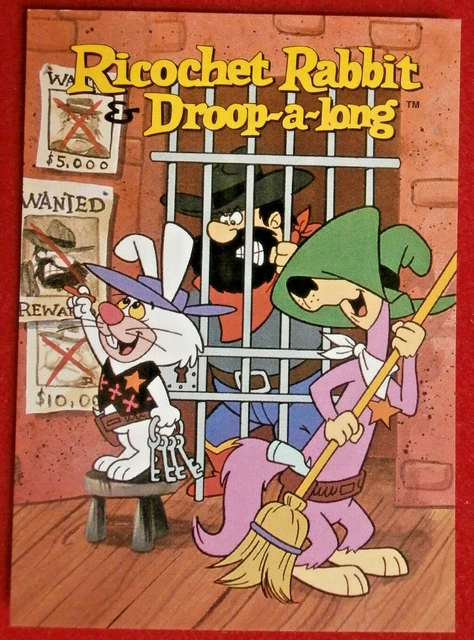 HANNA-BARBERA - CARD #06 - RICOCHET RABBIT AND DROOP-A-LONG - CARDZ ...
