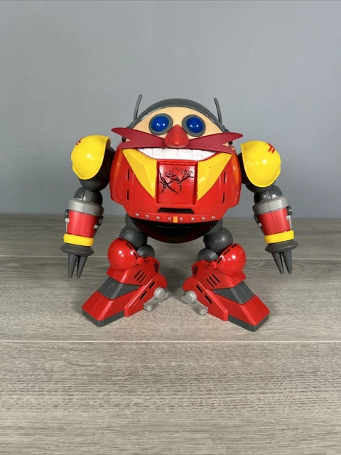 SONIC THE HEDGEHOG Dr Robotnik Giant Eggman Robot Battle Set 10” Figure ...