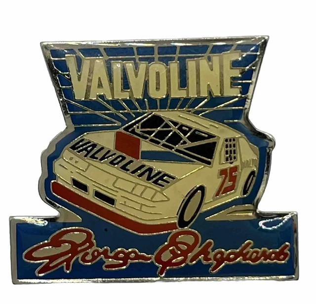 MORGAN SHEPHERD #75 Valvoline Racing Race Car Driver NASCAR Enamel ...