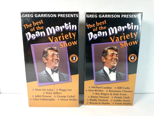 THE BEST OF The Dean Martin Variety Show Vol. 3 & 4 VHS 2003 (2 VHS ...